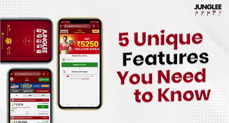 5 Unique Features of the Junglee Rummy Platform